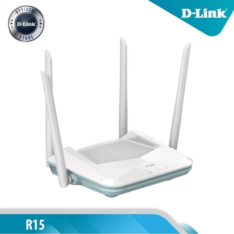 Jual D-Link R15 EAGLE PRO AI WIFI-6 AX1500 Gigabyte Smart Mesh Router ...