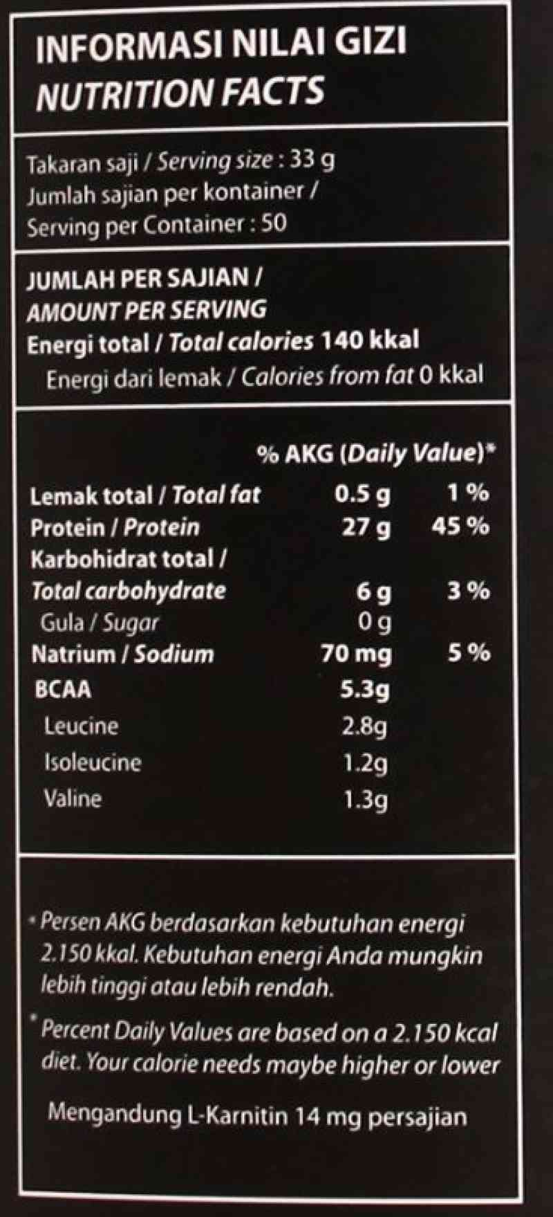 Jual Evolene Isolene Whey Protein Isolate Powder Di Seller Banda Neira ...