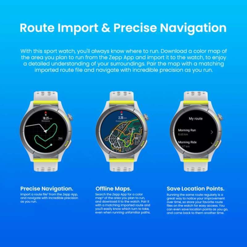 Jual Amazfit Cheetah Smartwatch Amoled Running Tracker Ai Gps Maxtrack ...