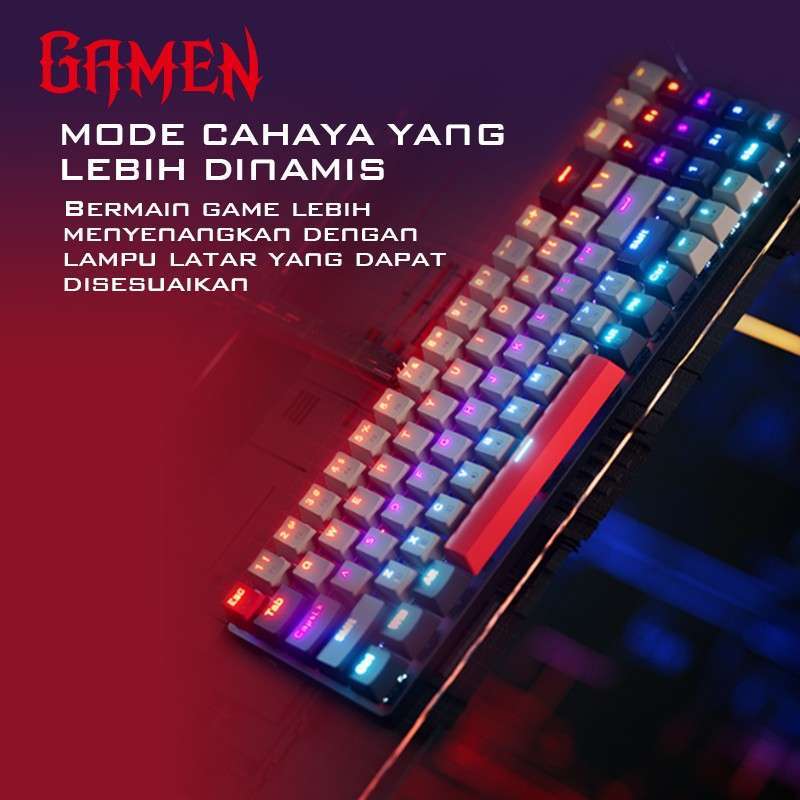 Jual Gamen Titan Elite Mechanical Pluggable Switch Gaming Keyboard ...