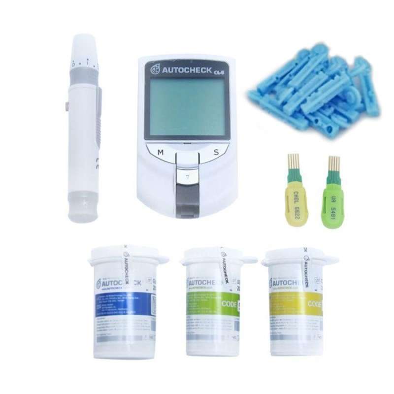 Promo Autocheck Multi 3In1 Gcu Meter Cholesterol Glucose Dan Uric Acid ...