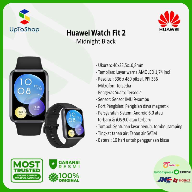 Jual Huawei Watch Fit 2 Active Edition Di Seller Up To Shop Official ...