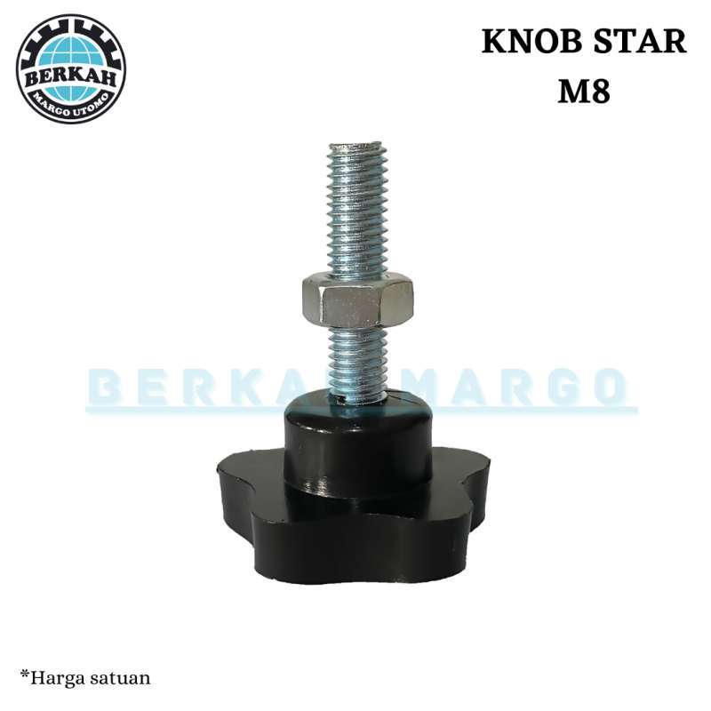 Jual Plastik Knob Star Adjuster Pengencang M8 Panjang Baut 35 Mm Di ...