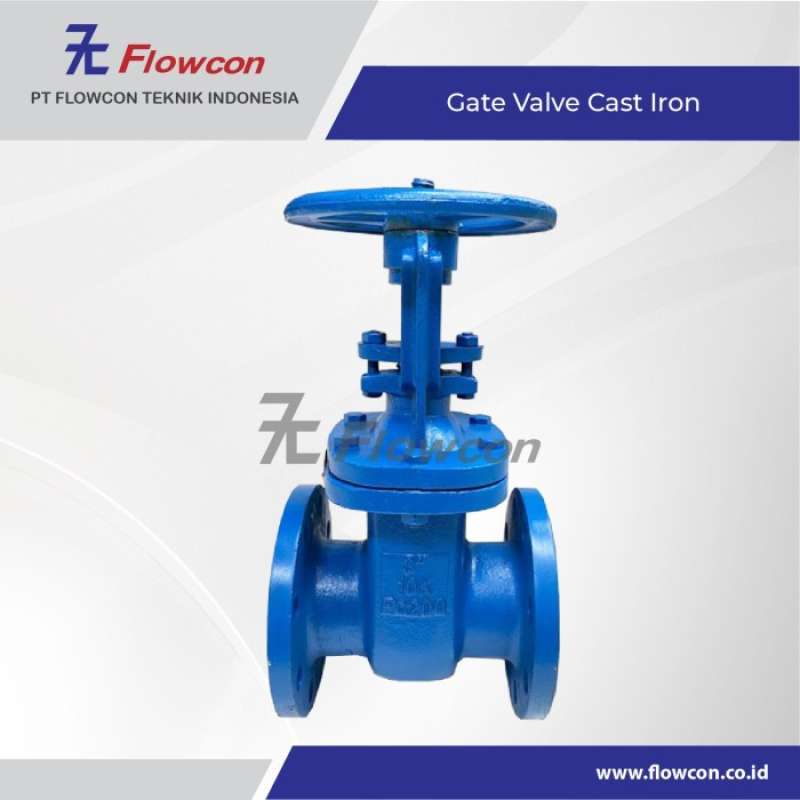 Promo FLOWCON GATE VALVE JIS10K CAST IRON SIZE 1-1/2 Diskon 33% di ...