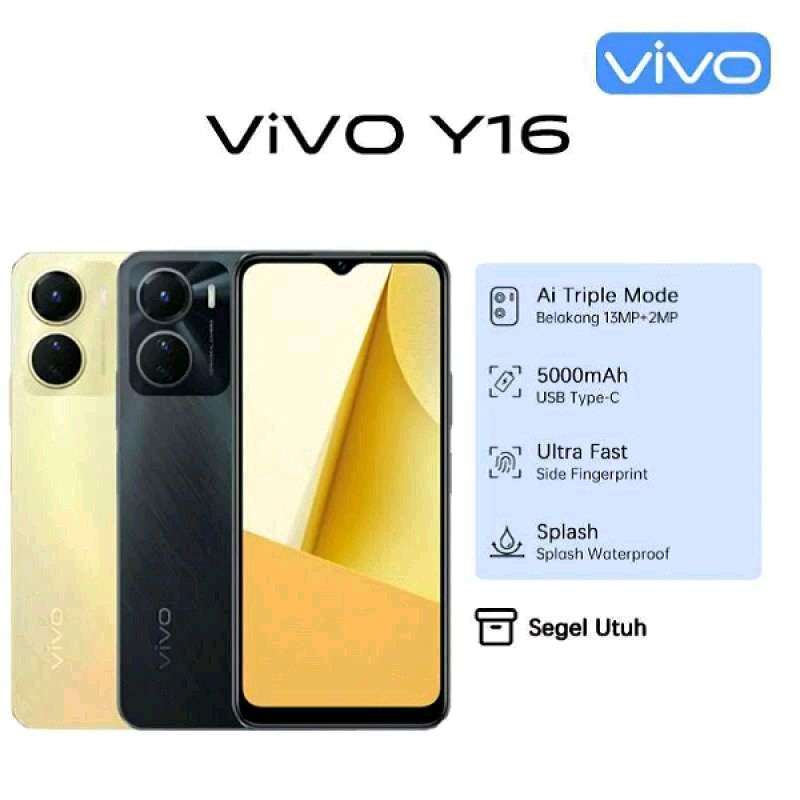 Jual Hp Vivo Y16 Baru Spesifikasi Original, Murah & Diskon Harga Juni ...