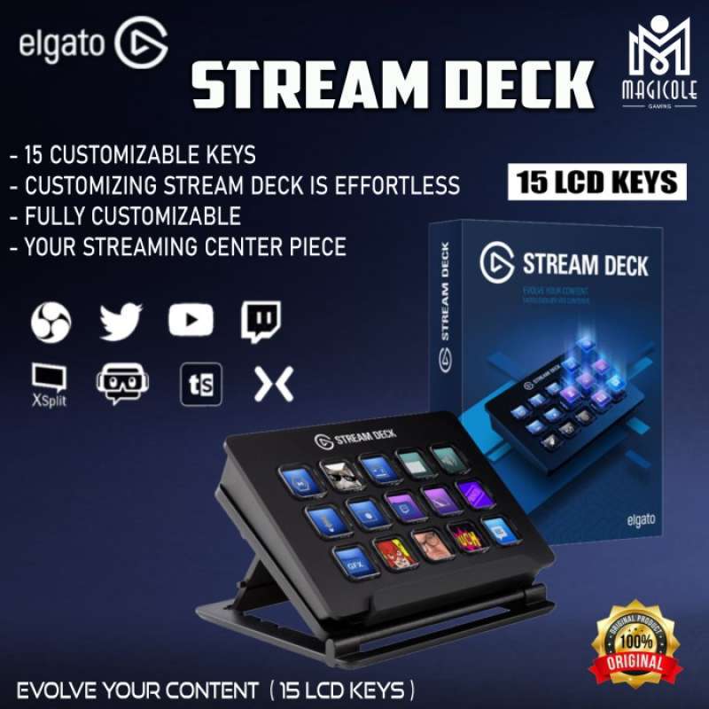 Promo Elgato Stream Deck 15 LCD Keys Live Controller - Multivariasi ...
