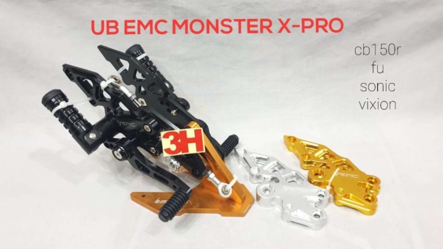 Promo Underbone Emc Monster X-Pro Sonic Silver - Rose Gold - Hitam ...
