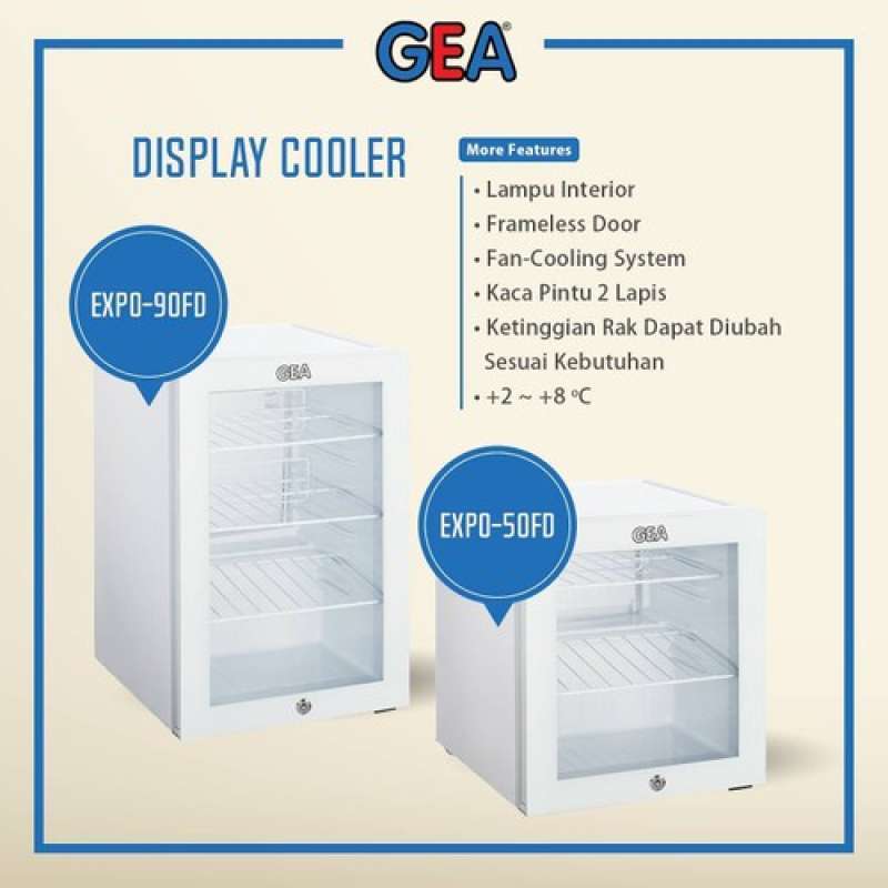 Promo Showcase Mini Gea 92 Liter 95 Watt - Expo 90 Fd Diskon 23% Di ...