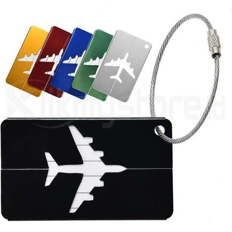 Jual Name Tag Koper Gantungan Kartu Nama Luggage Tas Bagasi Pesawat ...