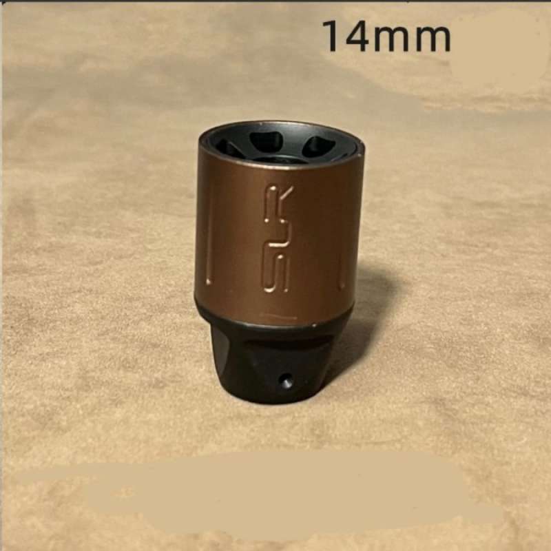 Jual SLR metal Flash Hider Flashhider Muzzle Water Gel Blaster Wgb 14mm ...