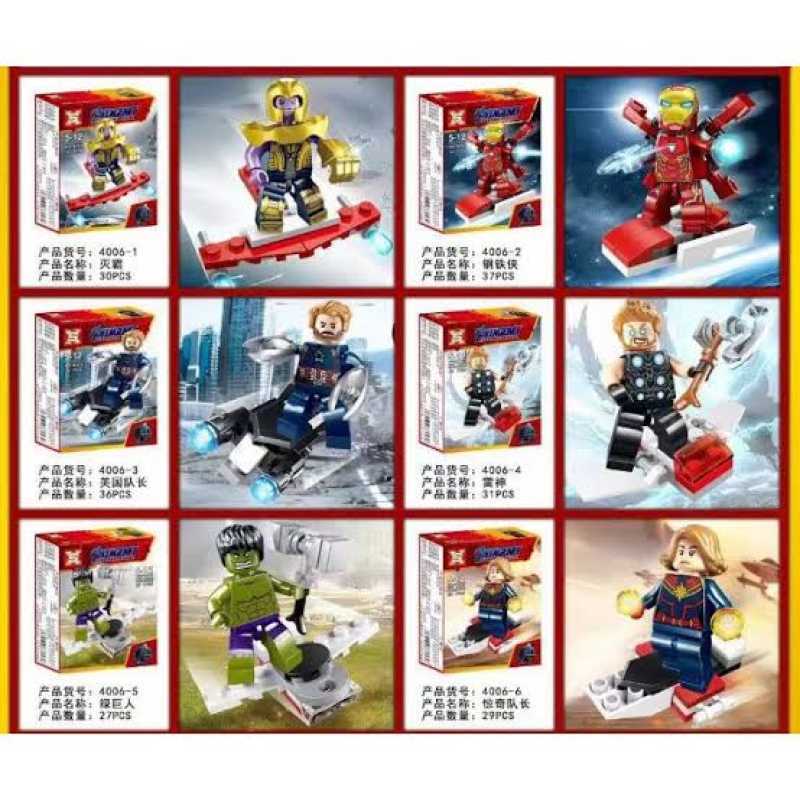 Promo Sx 4006 Bricks Avengers Series - Avengers Endgame / Diy Brick ...
