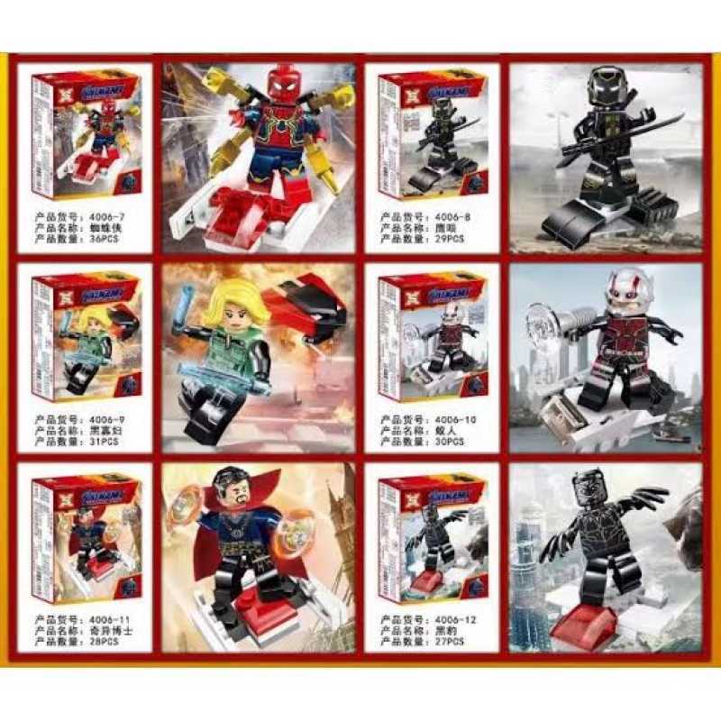 Promo Sx 4006 Bricks Avengers Series - Avengers Endgame / Diy Brick ...