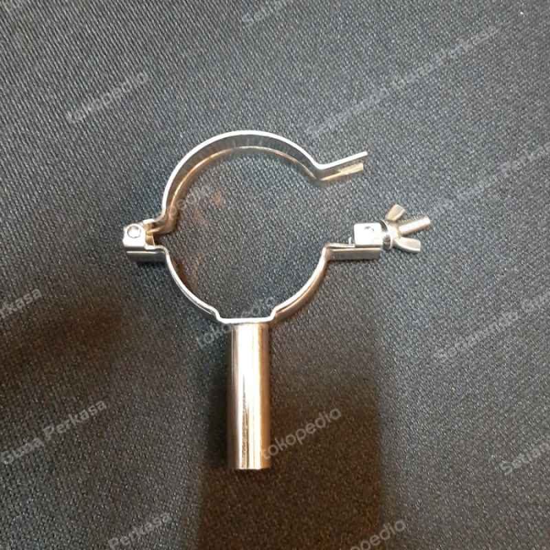 Promo Clamp Pipa Sanitary 3(inch) Pipe Clamp Stainless / Clamp holder ...