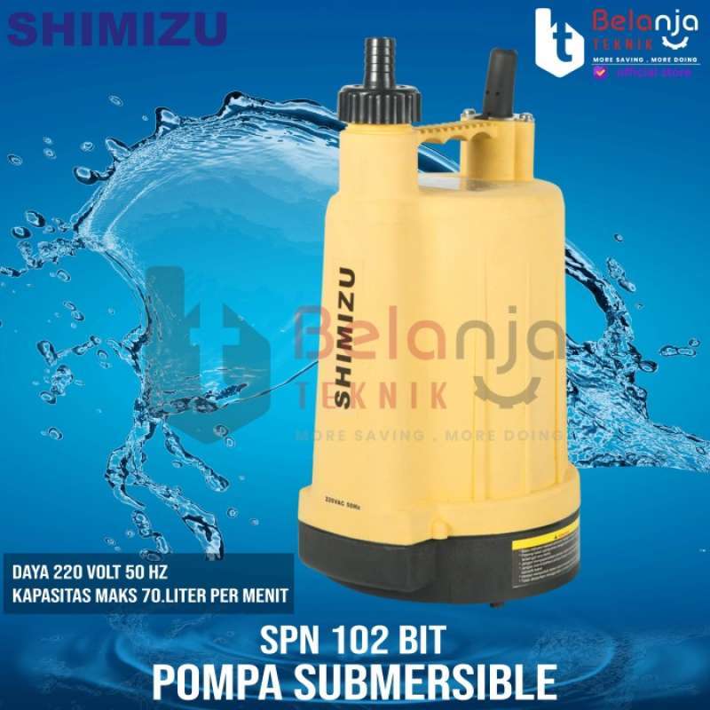 Promo Shimizu Submersible Pump Spn 102 Bit Pompa Celup Tandon Kolam ...