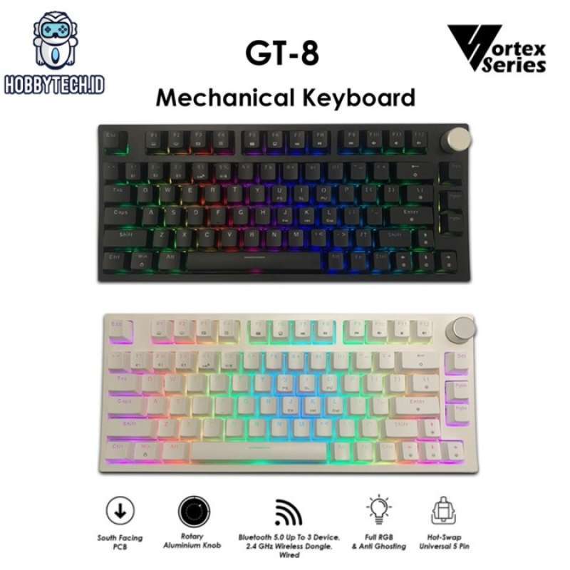 Jual VortexSeries GT-8 Hotswappable Mechanical - Gaming Keyboard di ...