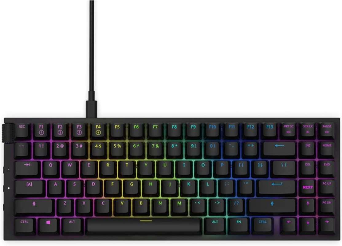Jual NZXT FUNCTION MINI TKL Mechanical Keyboard - Black | White di ...