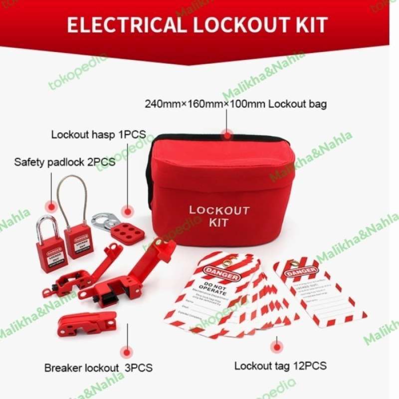 Jual Small Size Lockout Tagout Loto Personal Portable Electrical Safety ...