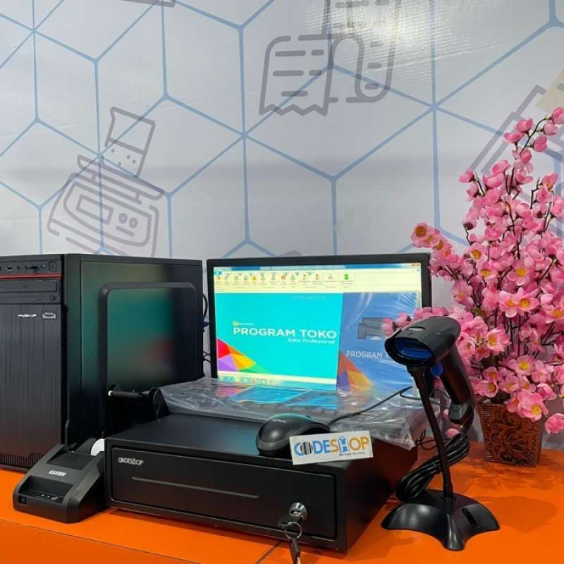 Promo Paket Komplit Komputer Mesin Kasir + Software Epm Untuk Swalayan ...