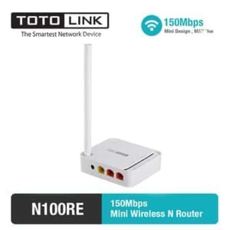 Promo Totolink N100RE N150 Mini Easy Setup Wireless Router Diskon 21% ...