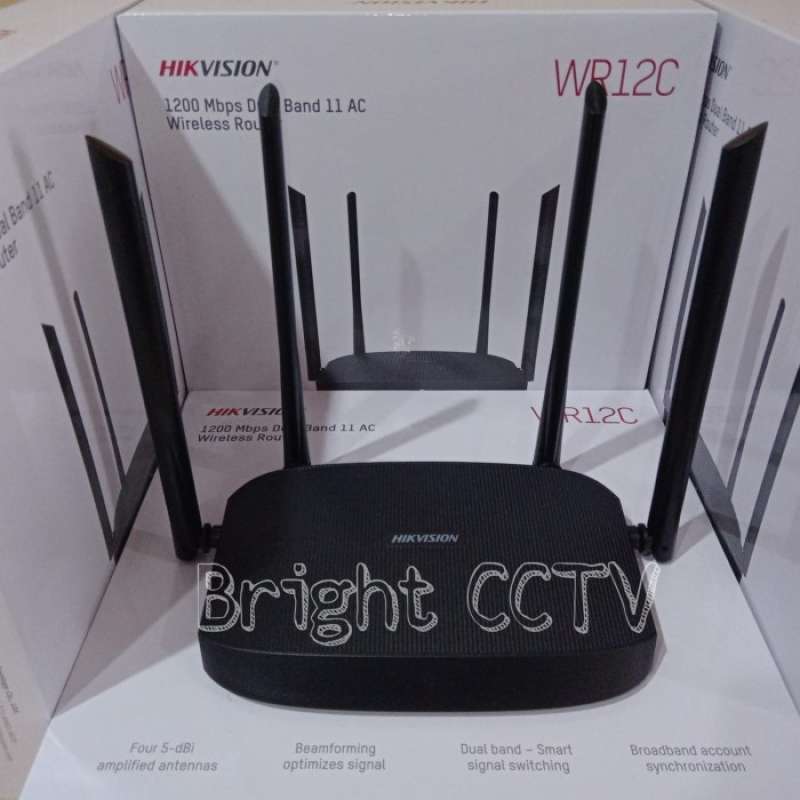 Promo HIKVISION DS-3WR12C Wireless Router 1200 mbps Dual ban Diskon 15% ...