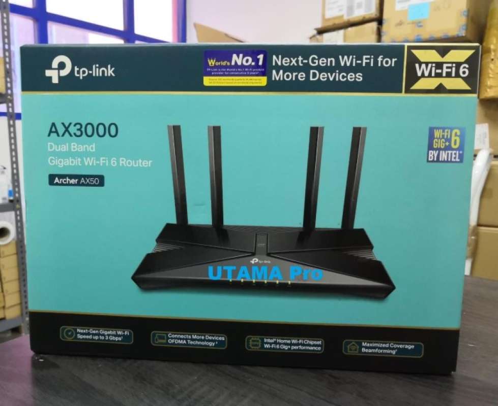 Promo TPLINK Archer AX50 AX3000 Dual Band Gigabit Wi-Fi 6 Router Diskon ...