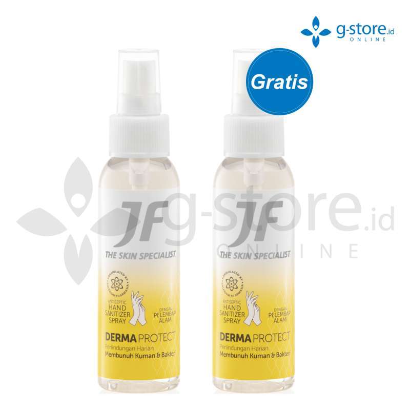 Jual Beli 1 Gratis 1 Jf Derma Protect Antiseptic Hand Sanitizer Spray 100 Ml Di Seller Galenium ...