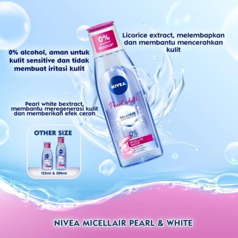 Promo Micellair Pearl & White Skin Breathe 200mL Micellar Water 200 mL ...