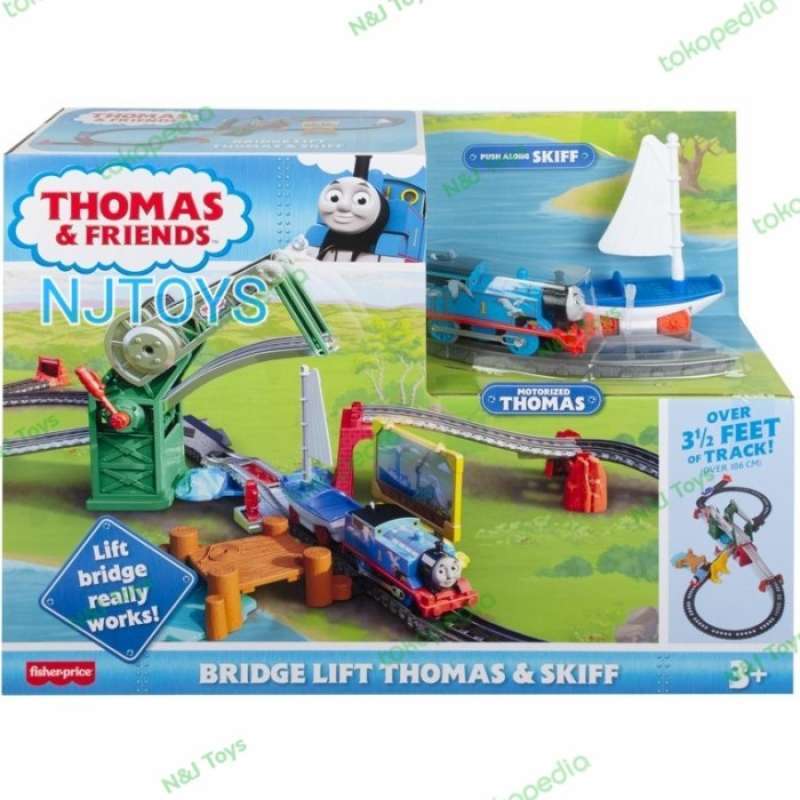 Jual Thomas and Friends TrackMaster Bridge Lift Thomas and Skiff di ...