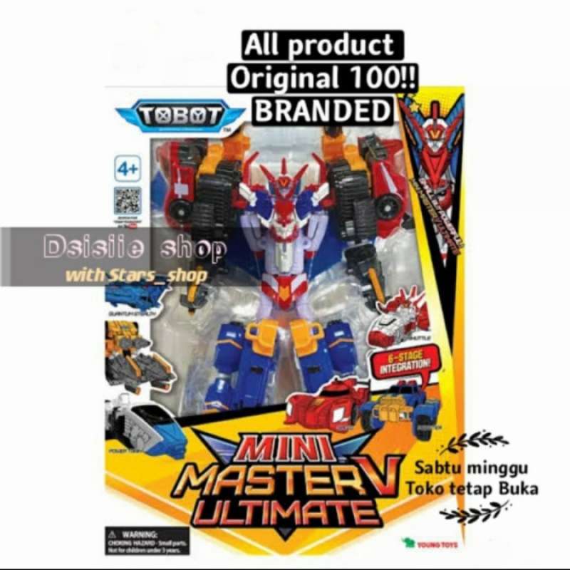 Promo Tobot Mini Master V Ultimate 6 Stage Transformation Original ...