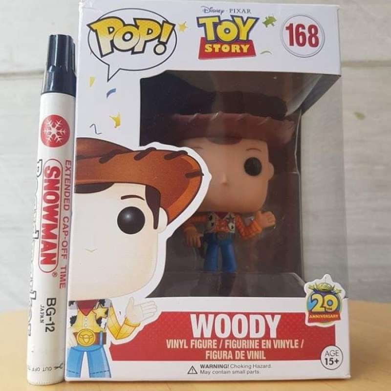 Promo mainan action figure funko pop 168 sheriff woody toy story tinggi ...