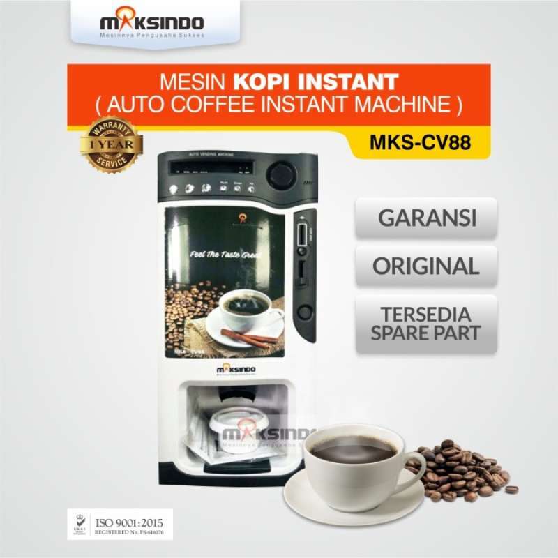 Jual Mesin Kopi Vending (Auto Coffee Instant Machine) Mks-Cv88 di ...