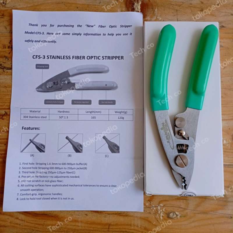 Promo Striper optik/tang striper 3 hole/tang striper fiber optik Diskon ...