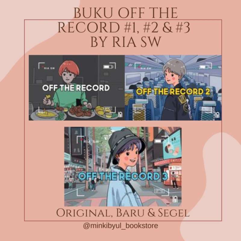 Promo BUKU OFF THE RECORD #1, #2 & #3 BY RIA SW Diskon 33% di Seller ...