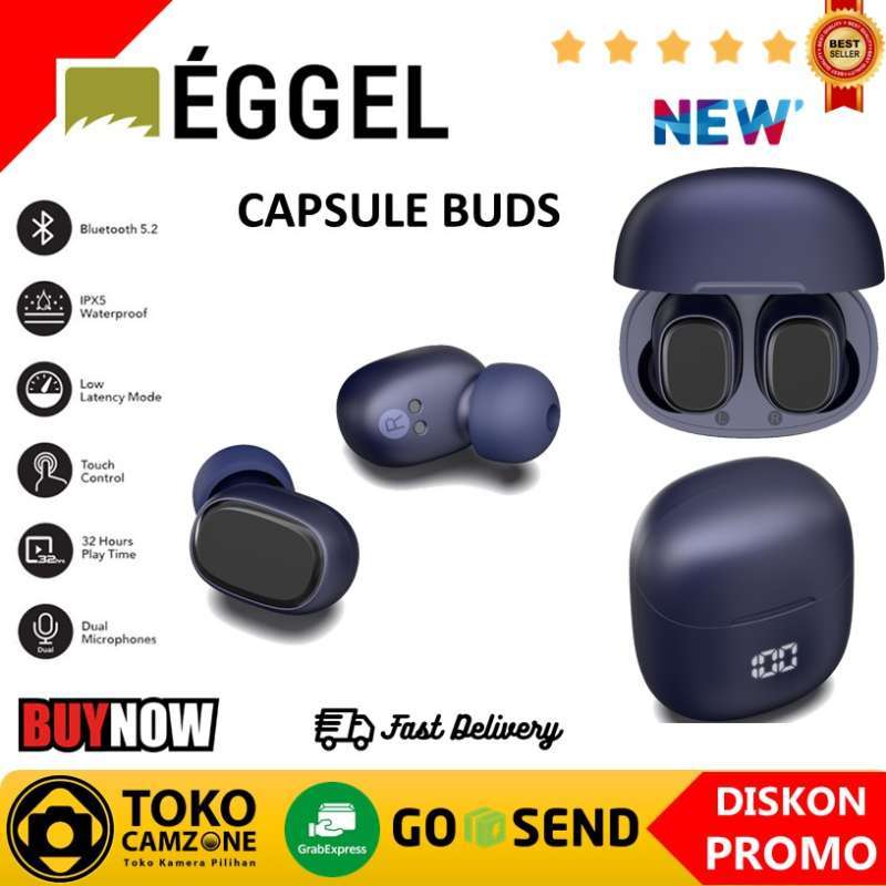 Jual Eggel Capsule Buds In Ear Tws True Wireless With Battery Indicator ...