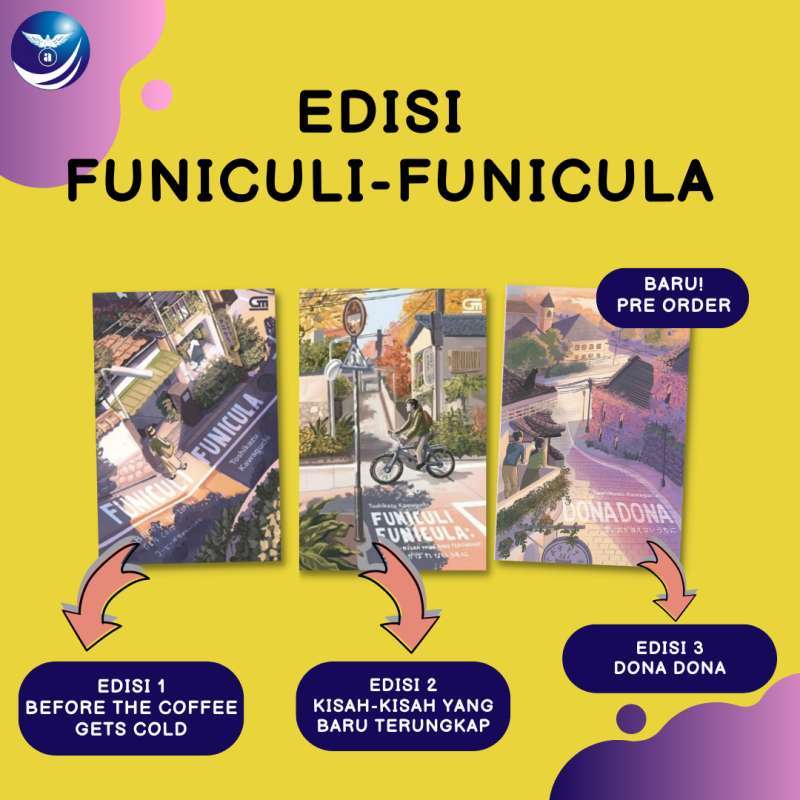 Jual Seri Novel Funiculi - Funicula 1 - 3 - Toshikazu Kawaguci Di Seller Penerbit Andi - Catur ...