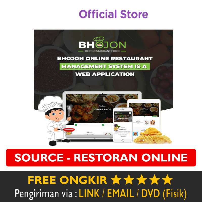 Promo Software Web Restoran Tempat Makan Lengkap Online Order POS Kasir ...