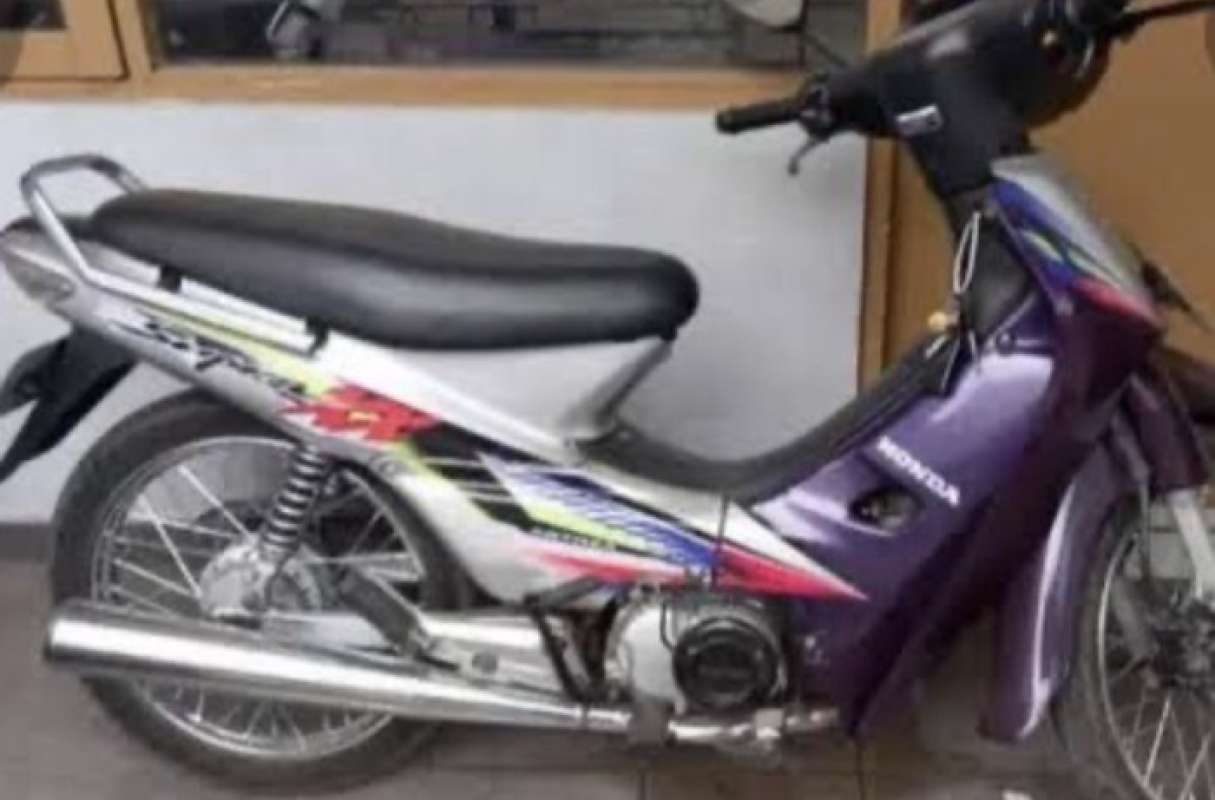 Promo Nos Original Striping Honda Supra Xx Double X Ungu Silver Diskon ...