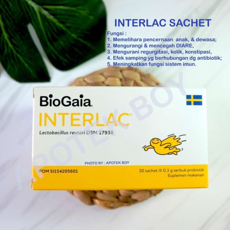 Jual Interlac Sachet | 30 Sachet Per Box Di Seller Apotek Boy Surabaya ...