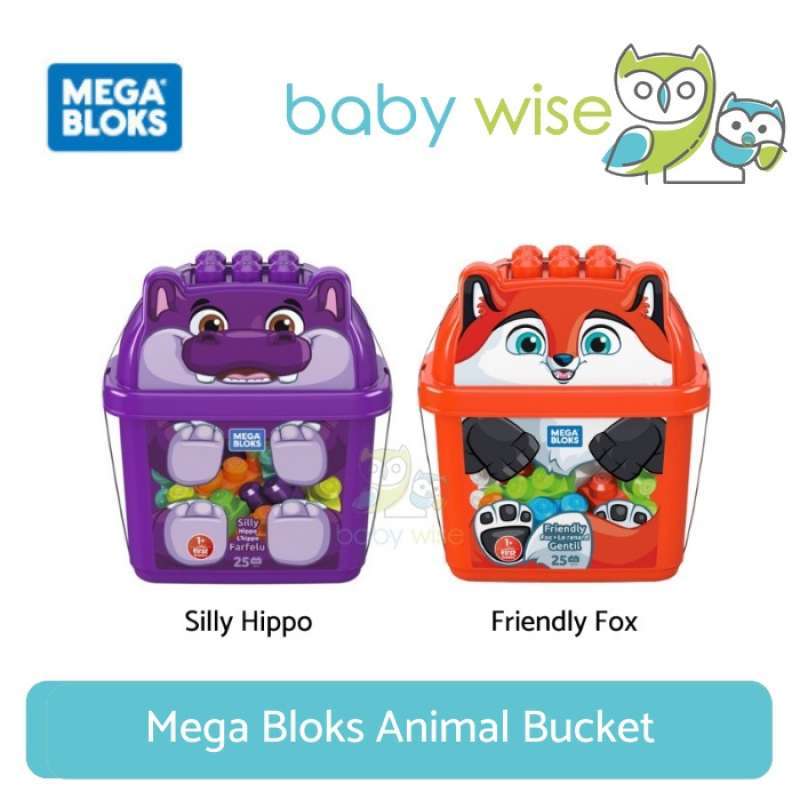 Jual Mega Bloks Animal Bucket - Mainan Balok Susun Di Seller Baby Wise ...