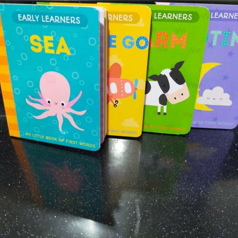 Promo Early Learners - My Library First Words (board Books Set) Diskon ...