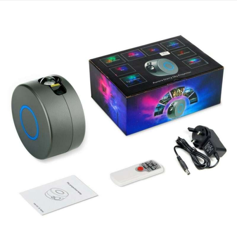 Promo Remote Laser Galaxy Sky Projector Aurora LED RGB - Lampu ...