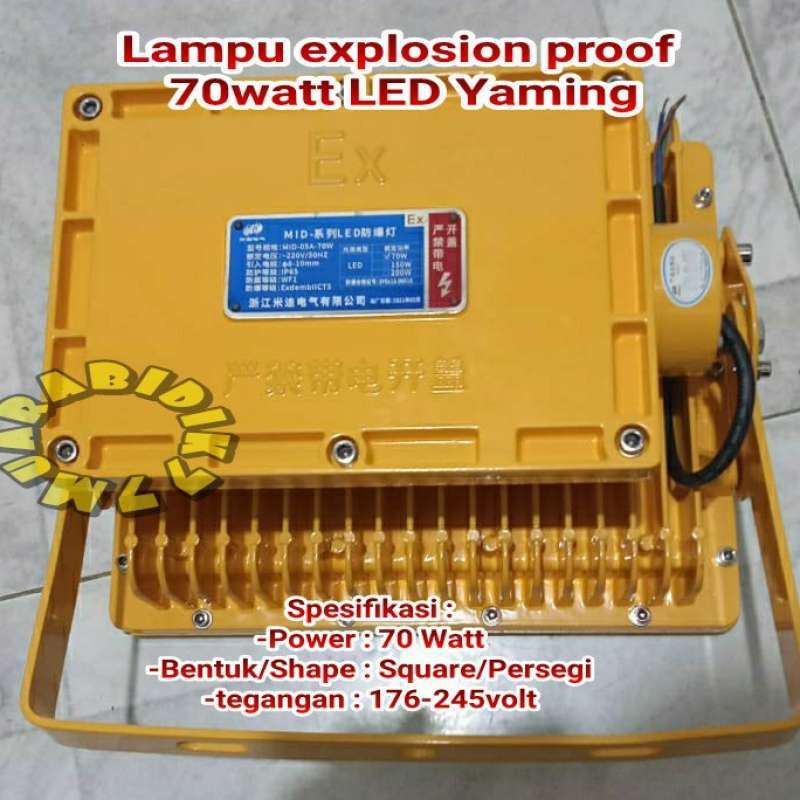 Promo Lampu Explosion Proof 70watt Led Yaming / Lampu Sorot / Lampu ...