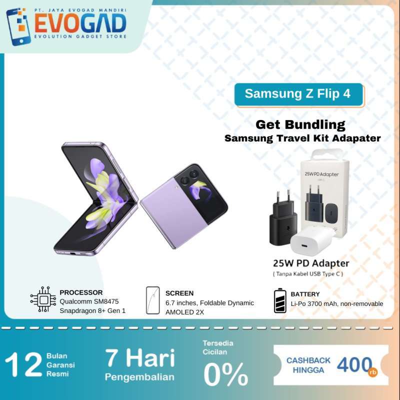 Promo Samsung Galaxy Z Flip 4 | Snapdragon 8+ Gen 1, Android 12 ...