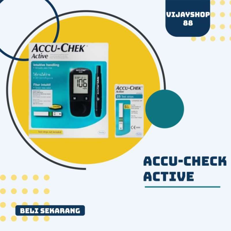 Jual Alat Accu Chek Active / Alat Test Gula Darah - Chek Active Di ...