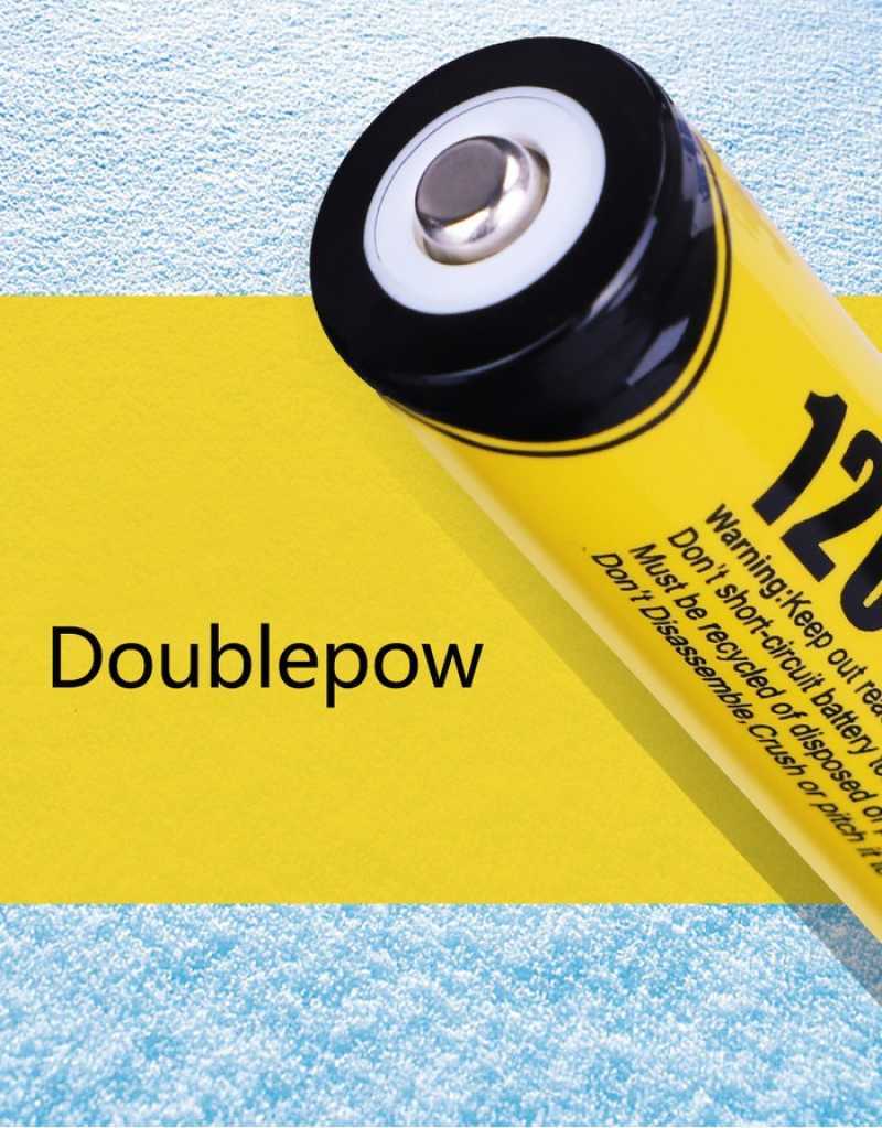Jual Doublepow Baterai Batre Rechargeable Li-ion Battery 18650 2000mah ...