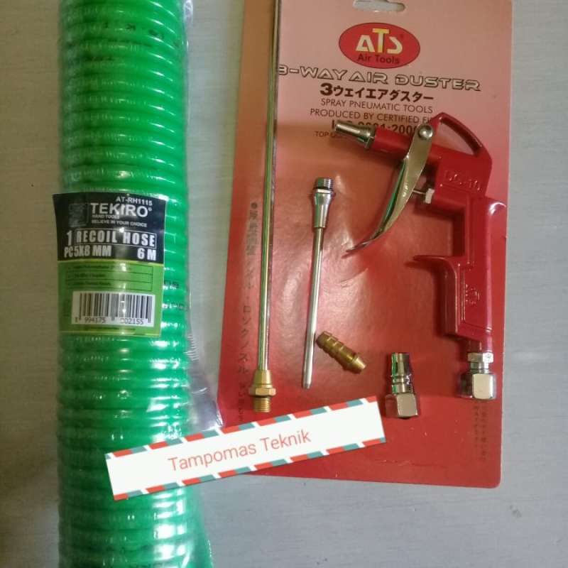 Jual Selang Kompresor Recoil Paket Air Duster Set Selang Recoil Tekiro ...