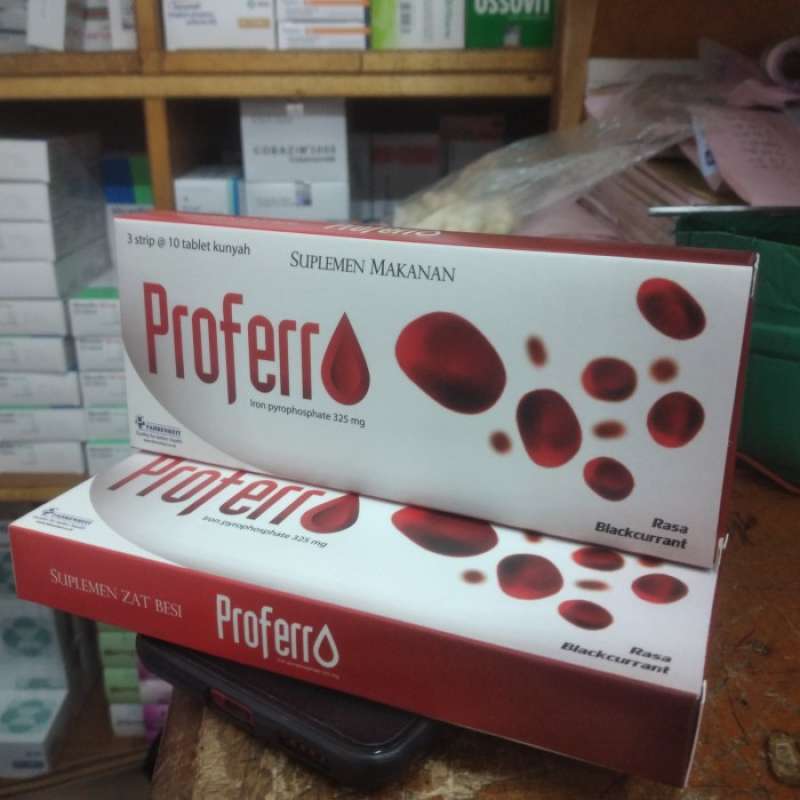 Jual Proferro 30 Tablet Zat Besi Di Seller Zebaa Shop - Wanasari, Kab ...
