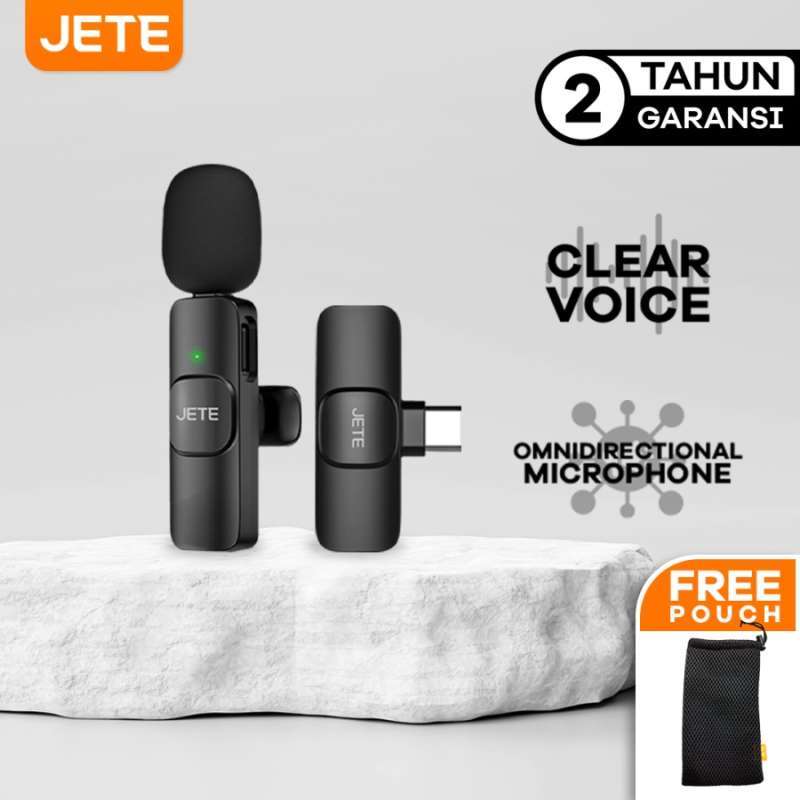 Jual Clip On Wireless Jete Co1 Mic Wireless Jack Type C Di Seller ...