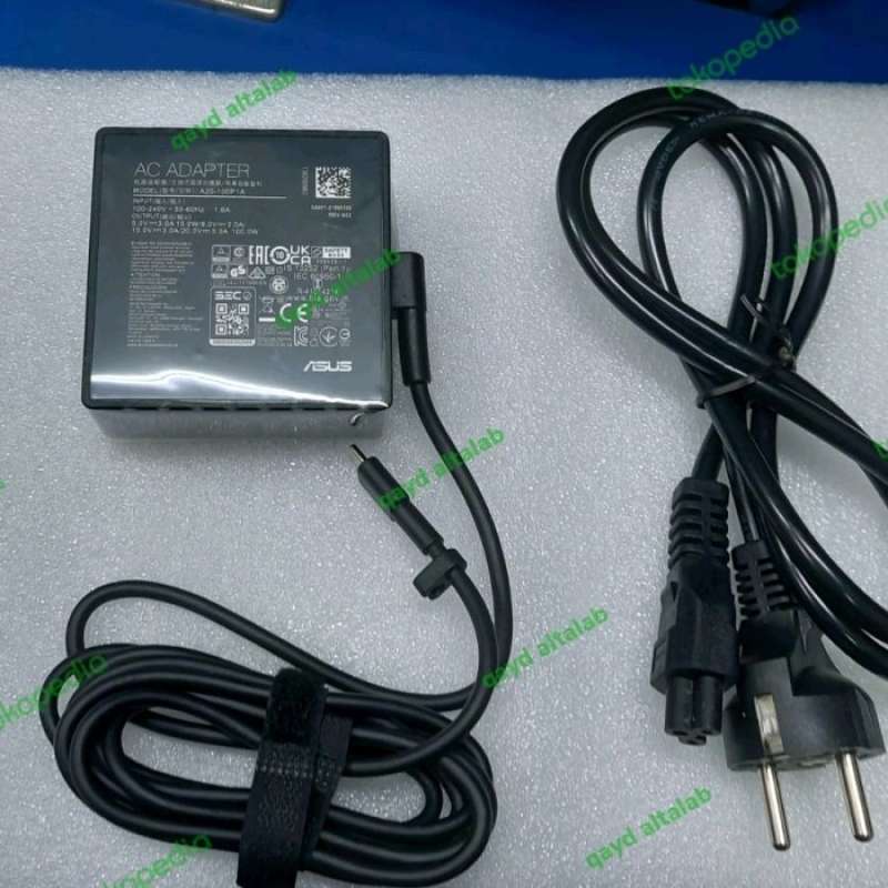 Promo Adapter Charger Asus Rog Flow X13 Z13 20V 5A 100W Usb C Type C ...