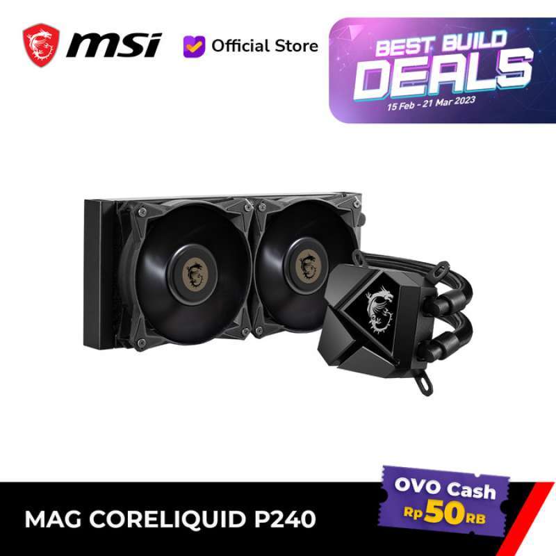 Promo MSI MAG CORELIQUID P240 [AiO LIQUID COOLING] Diskon 23% di Seller ...